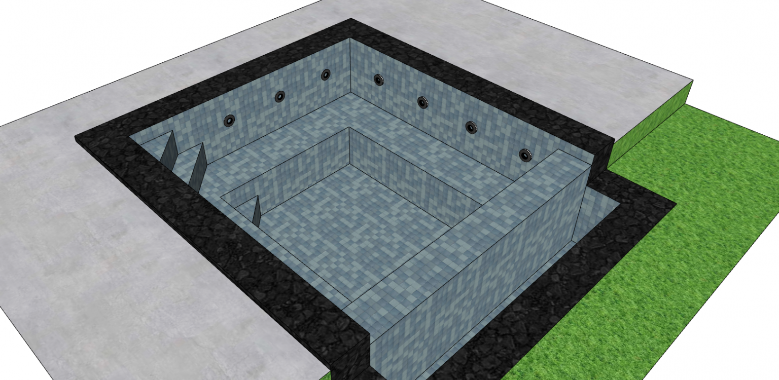 Infinity Hot Tub 12ft x 12ft – Ultimate Luxury | CAD Plans + Videos ...