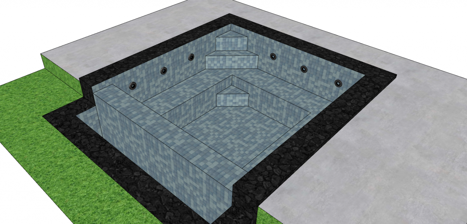 Infinity Hot Tub 12ft x 12ft – Ultimate Luxury | CAD Plans + Videos ...