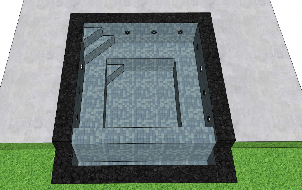 Infinity Hot Tub 12ft x 12ft – Ultimate Luxury | CAD Plans + Videos ...