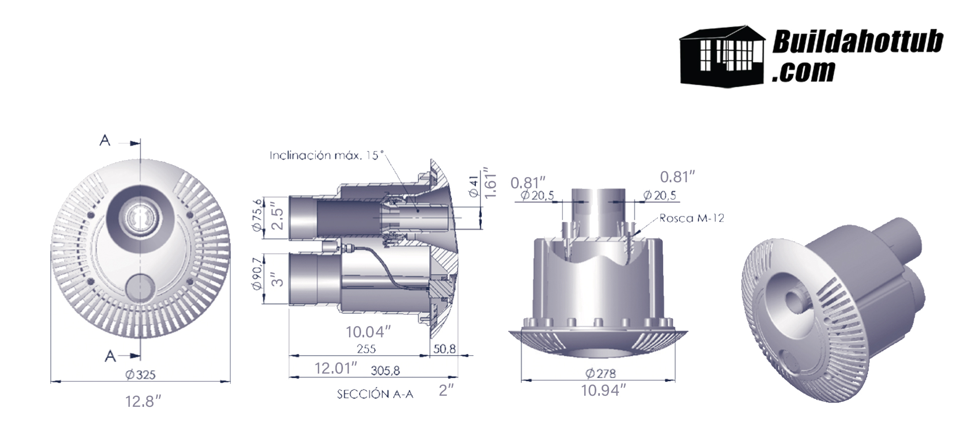 Counter Current / Endless Pool Swim Jet with Pump