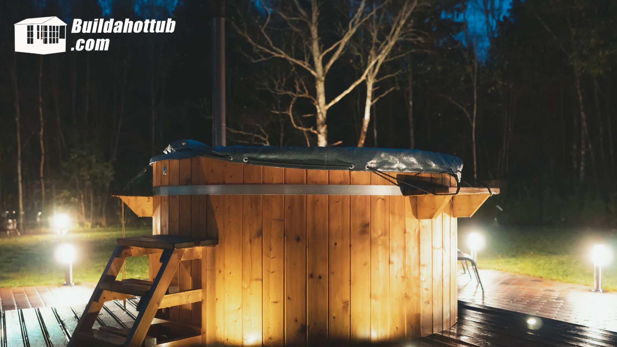 COMPLETE Cedar/Wood Hot Tub Plumbing Kit – Just add a tub and Pipe! (8 ...